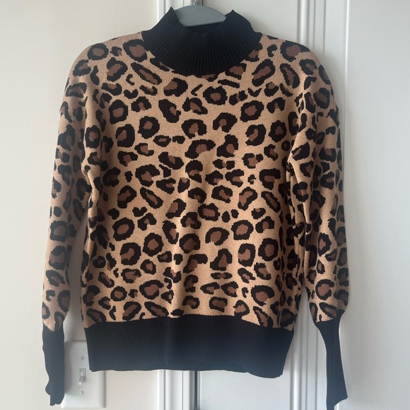 Rachel Zoe | Sweaters | New Rachel Zoe Leopard Print Sweater | Poshmark